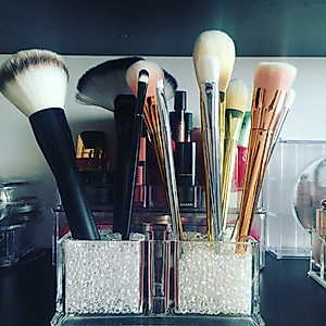 Gintoaria 1000pcs/ Pack Wedding Table Acrylic Diamond Scatter Crystals Confetti Acrylic Gems Vase Fillers Rhinestones for Wedding, Bridal Shower, Vase Beads Decorations (12mm, Olive Green)