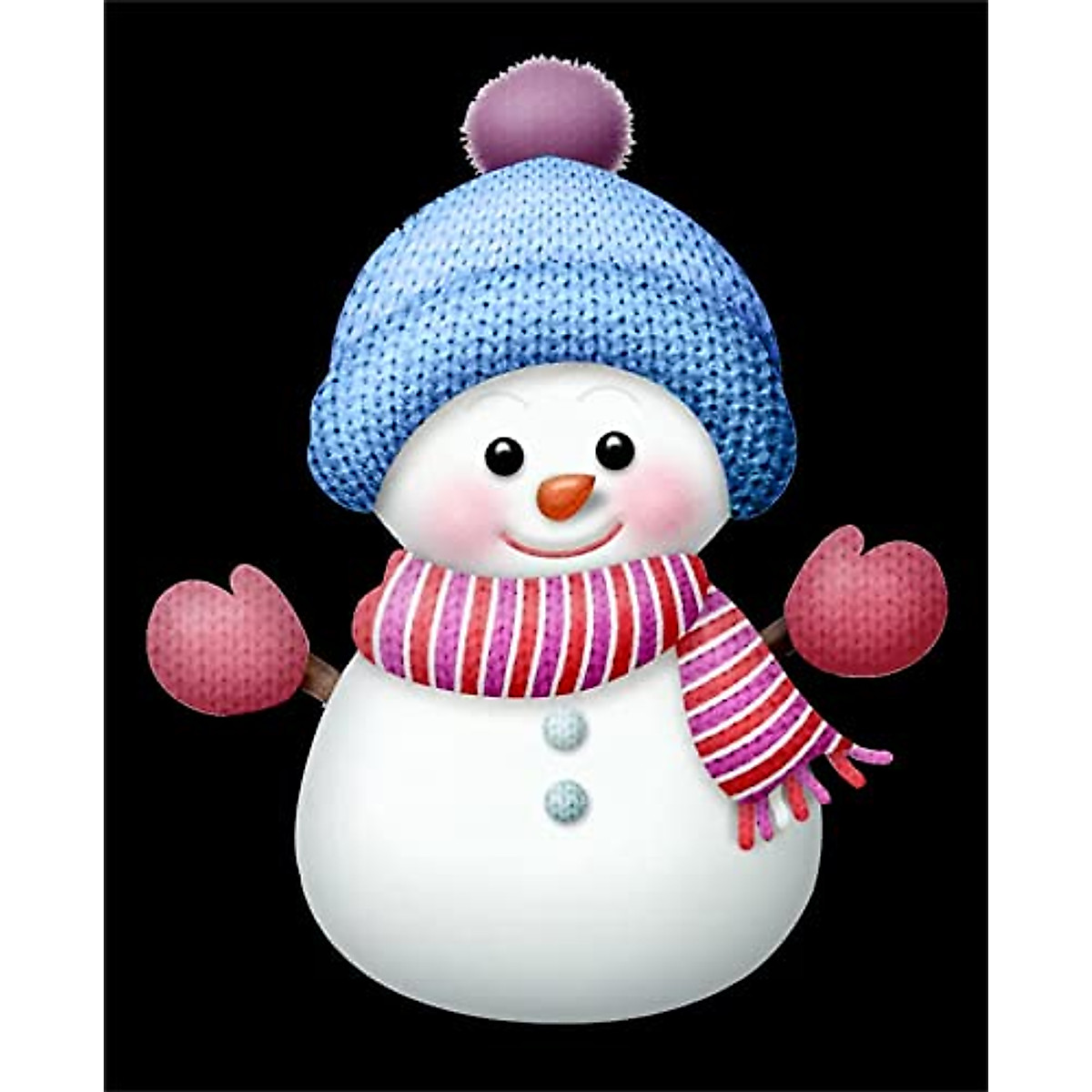 Personalized Snowman Family Pillow Custom 1-9 Name Pillows Merry Christmas Throw Pillow Art Decor Christmas for Gifts(Snowmen Family)