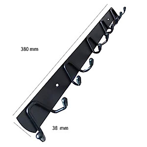 SUNUNICO Coat Rack Wall Mount Wall Hooks, Metal Wall Coat Rack for Hanging Coat Jacket Backpack Hat, Heavy Duty Coat Hooks Wall Mounted for Bathroom, Kitchen, Mudroom, Entryway