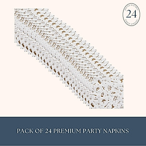 Harry Potter Paper Napkins - Hogwarts™ House Large Paper Napkins | Harry Potter Party Supplies | Table Decor | Gifts for Birthdays, Christmas, and Holidays | 24 Pack (6.5")