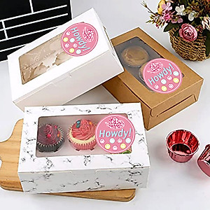 Pop Resin Howdy Sticker Thank You Stickers Roll 1.5 inch Cowboy Cowgirl Hat Sticker Small Shop Sticker Small Business Packaging Thank You Stickers 500 Pcs/Roll, Multicolored