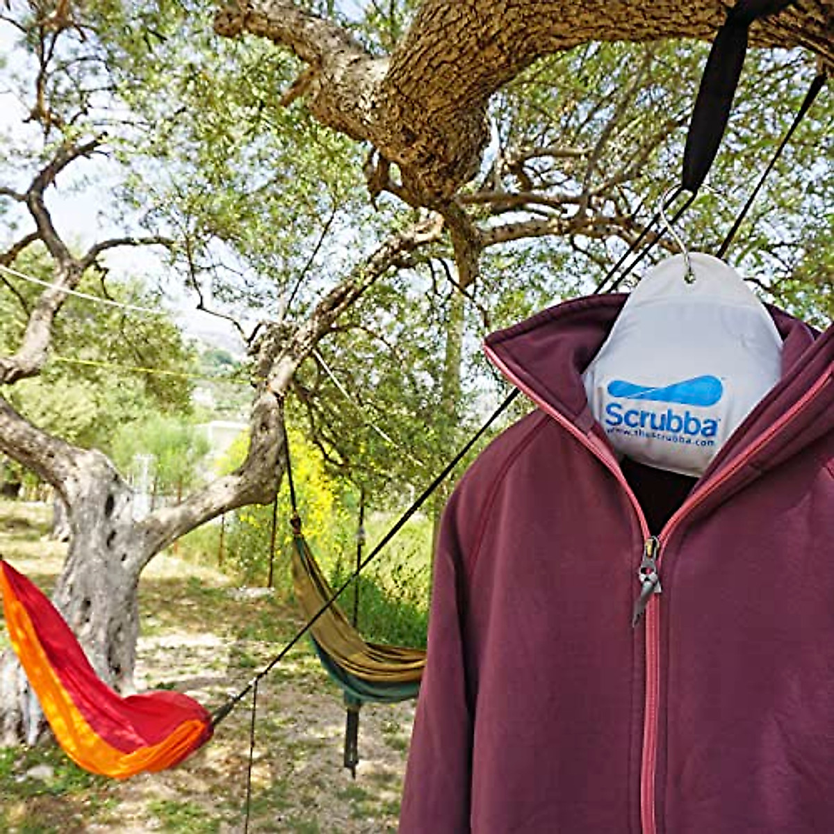 Scrubba Drying Combo - Portable, Compact Clothes Drying Kit for Travel, Camping, Hiking