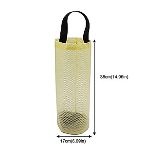 Hanging Hanging Rubbish Bag Bag Extraction Bag Box Round Miscellaneous Kitchen Storage Convenient Bag Organizer Kitchen Storage Wall Kitchen，Dining Bar Dough Kneading compatible with (Green, One Size)