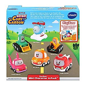 VTech Go! Go! Cory Carson PlayZone Mini Character 6-Pack, Multicolor