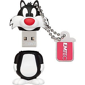 Emtec ECMMD16GL101 - USB 2.0 Flash Drive - 16 GB, 16 Go - Licence Range - L100 Collection - Looney Tunes - Sylvester - 3D Gum