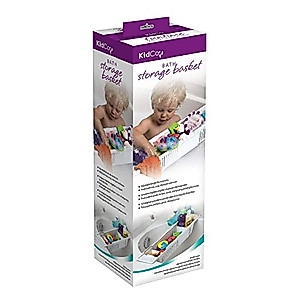 KidCo S372 Bath Storage Basket - Baby Bathtub Organizer (White)