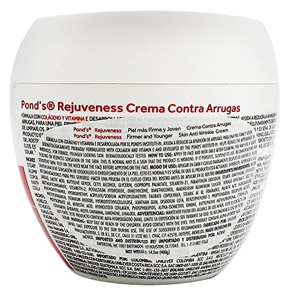 Pond's Rejuveness, Anti-Wrinkle Face Cream, Anti-Aging Face Moisturizer, 14.02 oz, Jar