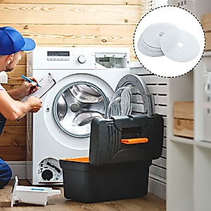 MECCANIXITY Universal Cloth Dryer Exhaust Filter, Cotton 227x33mm White for Clothes Dryer Filter Replacement Pack of 10