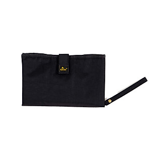 NursElet Baby Diaper Changing Pad, Portable Built-in Pockets Diaper Changing Mat, Compact Wristlet Diaper Clutch, Infant and Toddler Waterproof Diaper Change Pad, Must Have Baby Essential (Black)