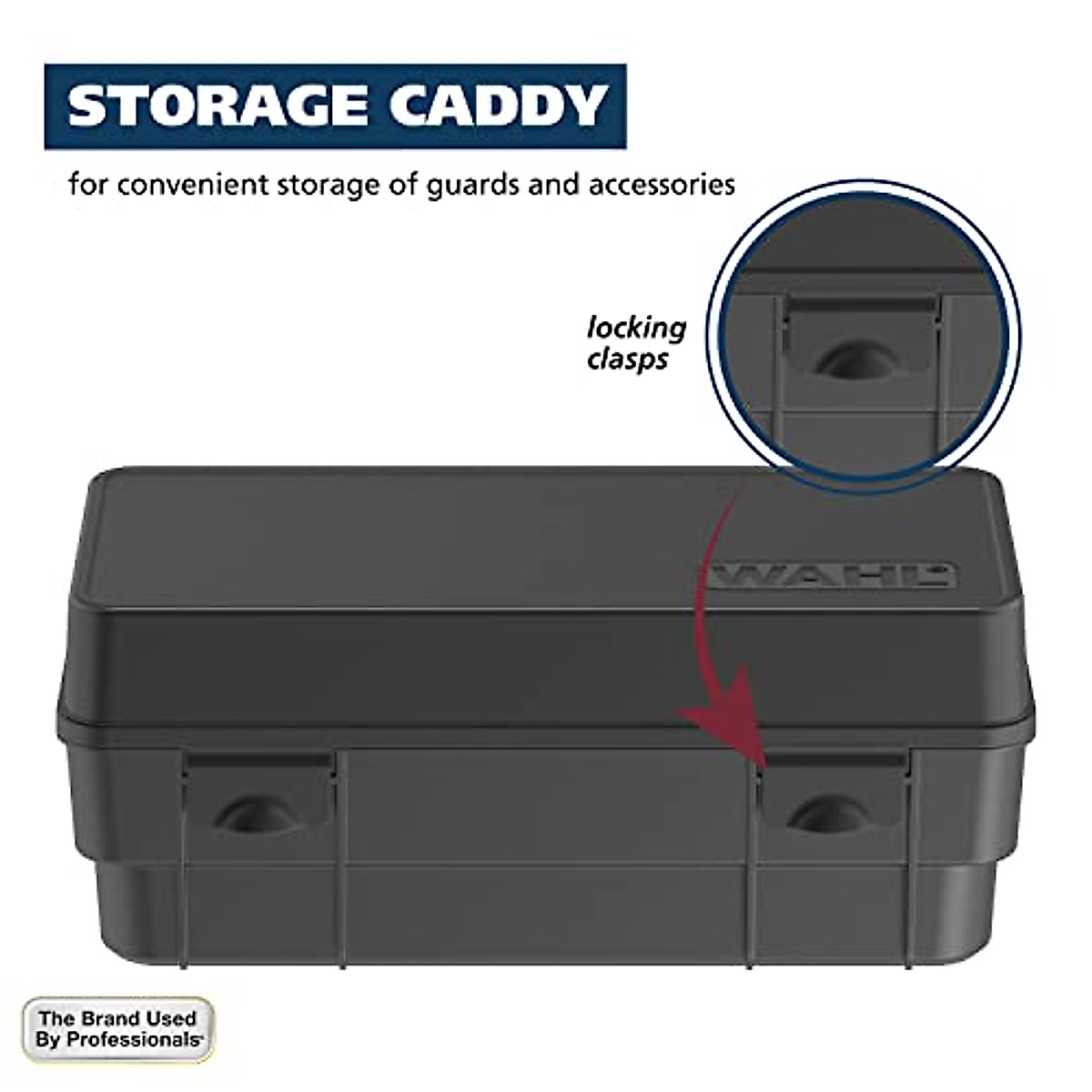 Wahl Clipper Genuine Elite Attachment Guard Organization Kit with Hair Clipper Guide Combs, 14 Piece Elite Storage Kit for Wahl Hair Clippers -3291-200