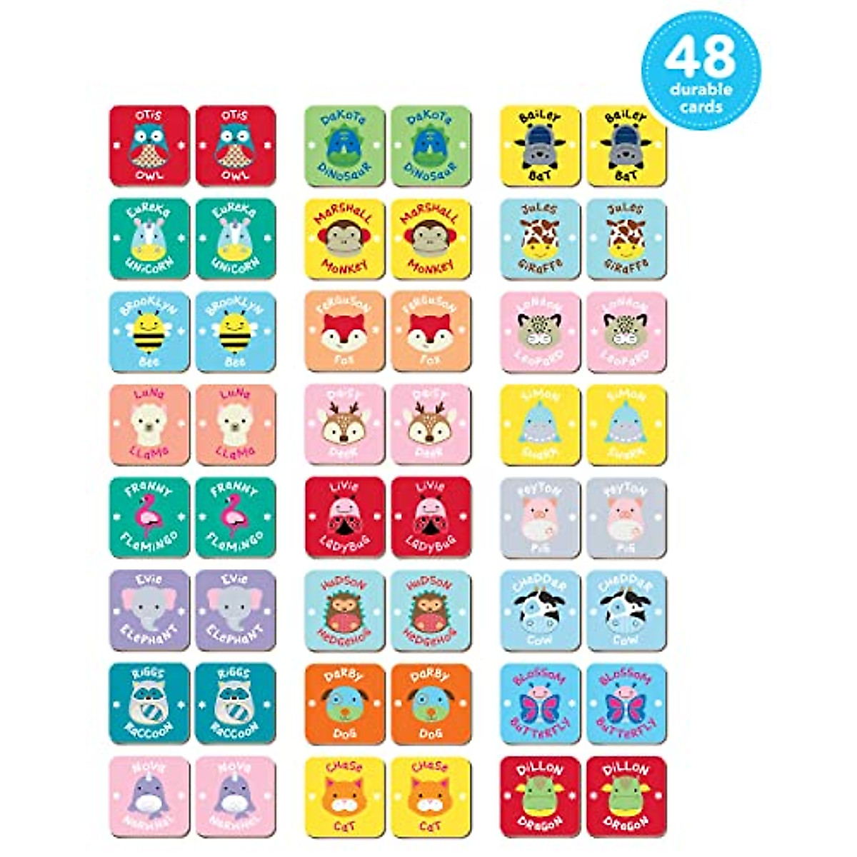 Skip Hop Toddler Memory Game, Zoo Crew