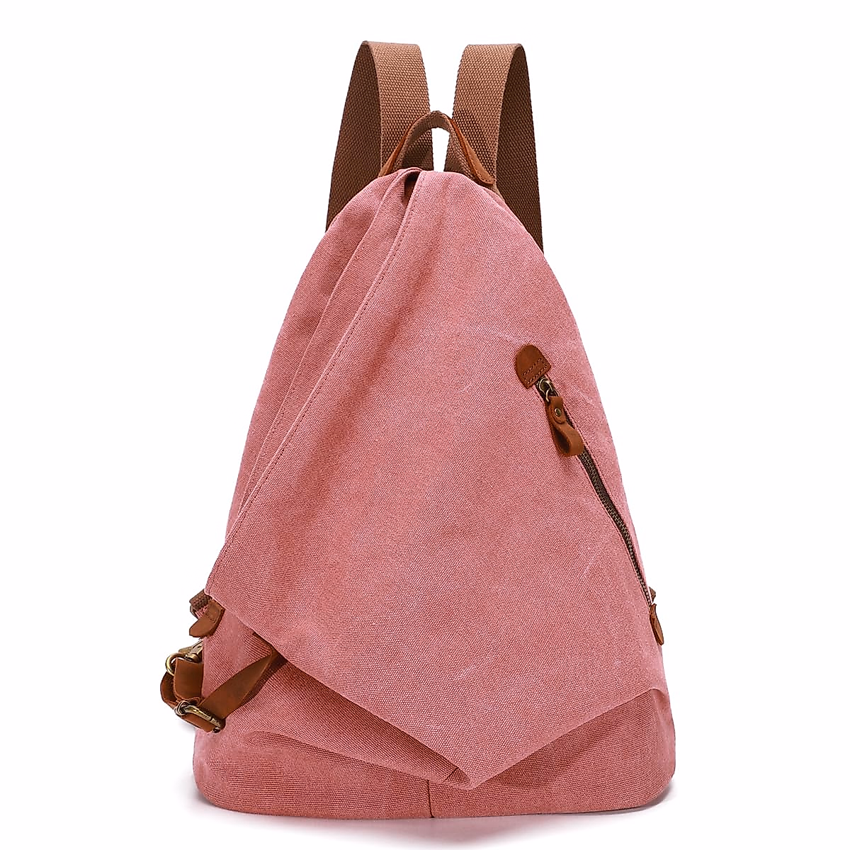 KL928 Canvas Vintage Backpack – Large Casual Daypack Outdoor Travel Rucksack Hiking Backpacks for Men Women