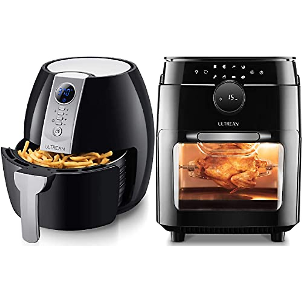 Ultrean 4.2 Quart Air Fryer and Ultrean 12.5 Quart Air Fryer Oven