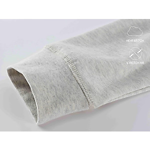 KNQR Men's Retro Athletic Workout Sports Full Zip Soft Fleece Running Hiking Sweatshirt Hoodie Heather Oatmeal XXL