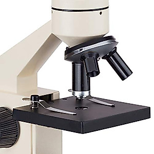AmScope M100C-LED-SP14-E 40X-1000X Student Biological Field Microscope with LED Lighting + Camera + Slide Preparation Kit