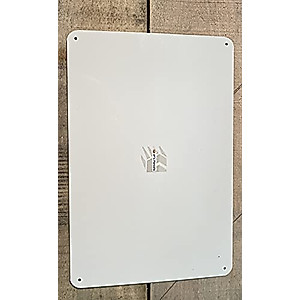 Tin Signs Parking Warning Notice | Tin Sign for Parking Space at Cabin, Lodge, Air B&B Decor | Parking Area Only Lightweight Aluminum Metal Sign 12 x 8 in. Welcome Guest Parking