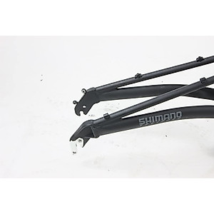 Gravity FSX 29 inch Wheel Aluminum Dual Suspension Mountain Bike ATB Bike Frame (Satin Nautical Blue, 19 inch = Lrg fits* 6'1" to 6'3")