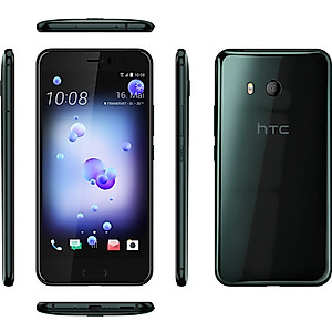HTC U11 Dual-SIM 64GB (GSM Only, No CDMA) Factory Unlocked 4G/LTE Smartphone (Brilliant Black) - International Version