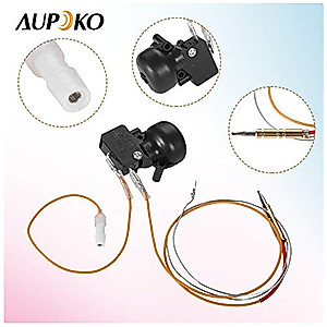 Aupoko Propane Gas Patio Heater Repair Replacement Parts, Outdoor Heaters Safety Kits with Thermocouple and FD4 Dump Switch, for Patio and Room Heater Garden Outdoor Heater Accessories