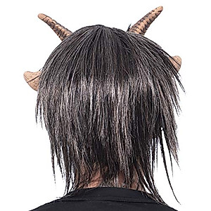 Zagone Goat Boy Mask, Horns, Nose, and Hair, Animal, Male