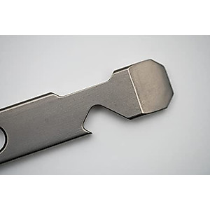 QuickPry Bottle Opener Mini Everyday Carry Pry Bar Tool, For Camping, Cleaning, And Simple Everyday Tasks, Keychain Carry Tool