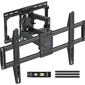 MOUNTUP Large TV Wall Mount for Most 37-82'' TVs, Premium Ball Bearings Design for Ultra-Slim OLED TVs Smooth Swivel & Extension, TV Mount Bracket Articulating Arm Holds 100LBS, Max VESA 600x400mm