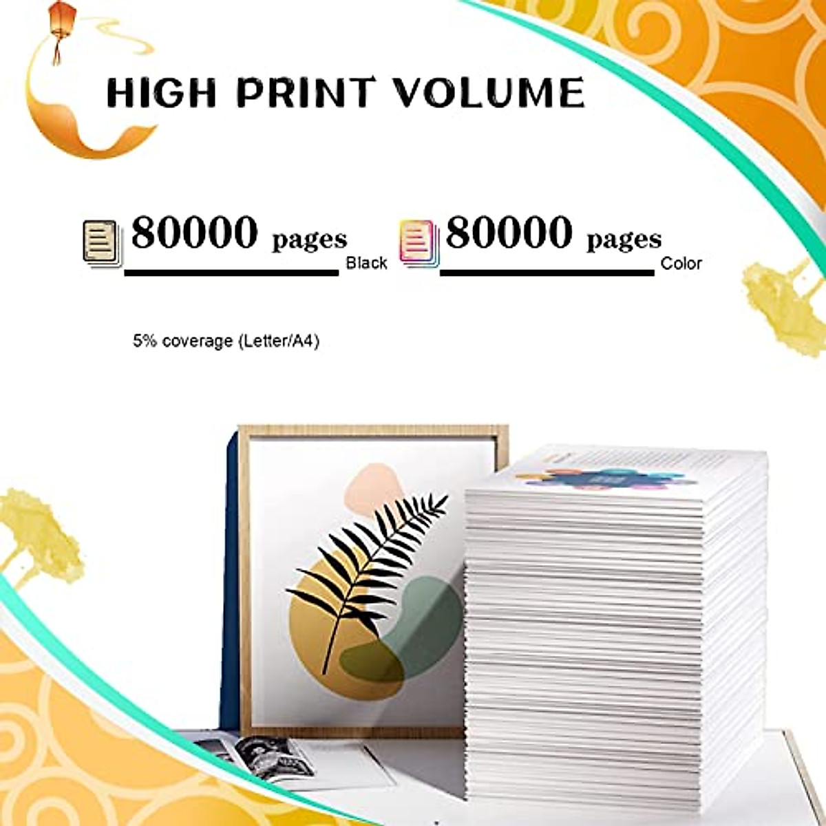 ZLOR A2XN0TD DR-512 DR512 K C M Y Imaging Drum Unit, Suitable for Konica Minolta Bizhub C224 C224e C284 C284e C364 C364e C454 C454e C554 C554e Printer Photo Conductor Dru Yellow