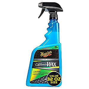 Meguiar's Hybrid Ceramic Spray Wax - SiO2 Hybrid Technology in an Easy-to-Use Spray Application That Delivers Long-Lasting Protection - 32 Oz