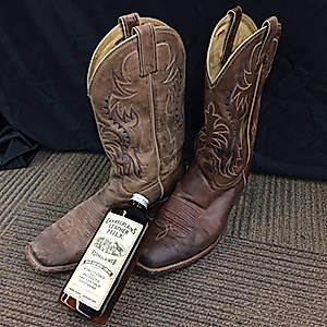 Leather Milk Leather Boot & Shoe Conditioner and Cleaner - No. 6 - All-Natural, Non-Toxic Shoe Care Cream Made in The USA. 2 Sizes. Includes Polishing Applicator Pad!