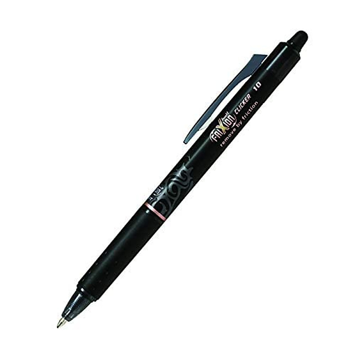Pilot FriXion Clicker pen 1.0mm, Erasable Gel Pens, Bold Point, 6 pack (Black)