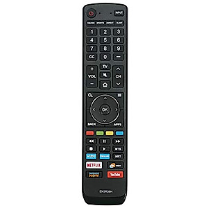 Replaced Remote Control fit for Hisense TV 50H8E 55H8E 65H8E 43H8E 50H8050E 43H8050E 55H8050E 65H8050E 43H8608 43H8060E 50H8608 50H8060E 65H8608 65H8060E 43H8020E 43H8070E 50H8070E 50H8020E