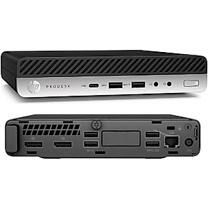 HP ProDesk 600G5 Micro DT PC, Intel Core i5-9500T, 16GB RAM, 256GB NVMe SSD, Win11 Pro (Renewed)