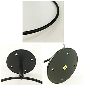 Calenzana 2 Pack Sports Ball Holders Wall Mount Display Rack for Basketball Volleyball Rugby Soccer, Steel, Black