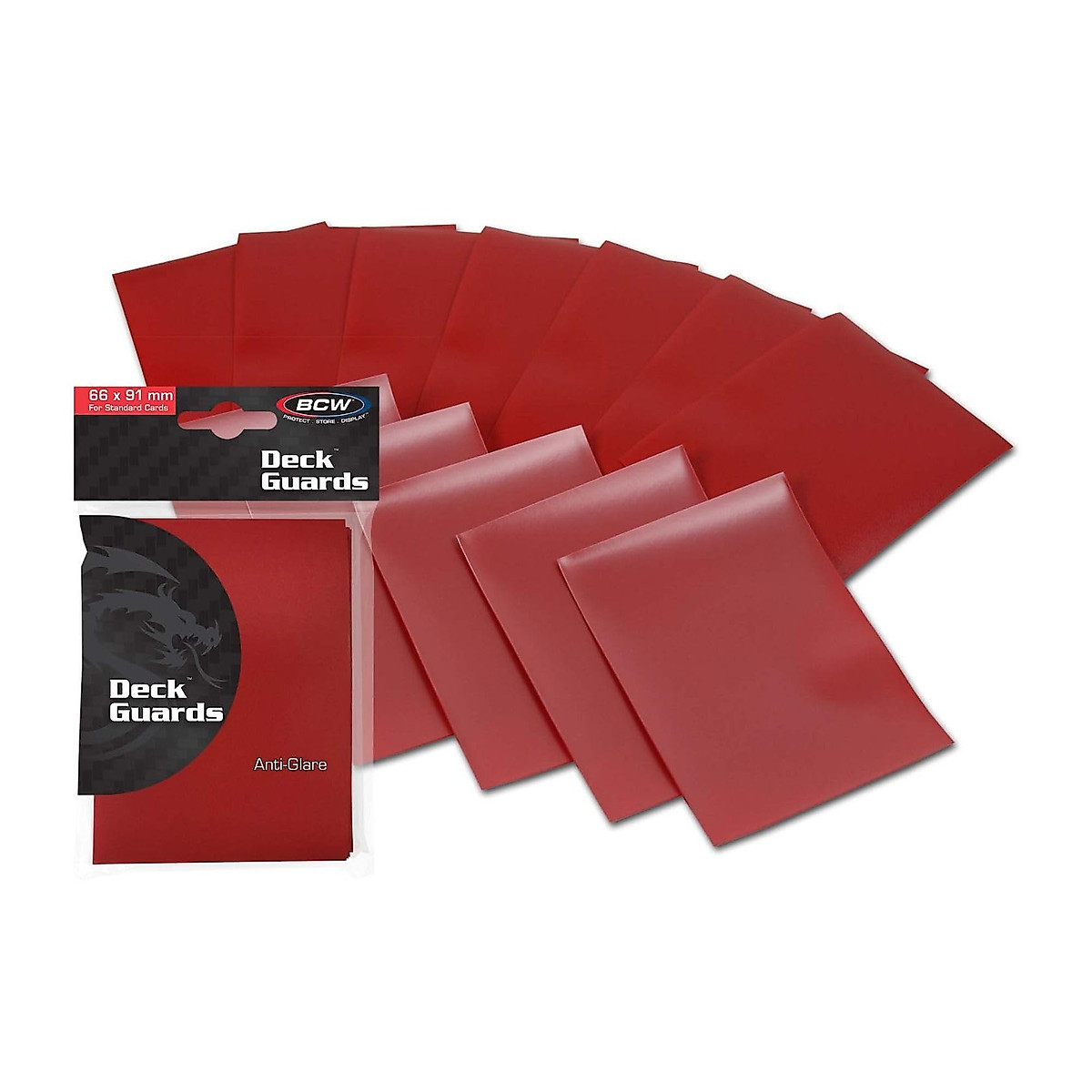 BCW Double Matte Deck Guard Color Combo Pack 400 Count 8 Color Combo - Double Matte Premium Deck Guard Card Sleeves for Trading Cards, Collectable Gaming Cards, MTG cards, L5R, TCG, Basketball