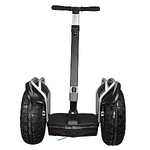 eco-Glide Smart Self Balance Scooter Personal Transporter 19 inch All Terrain Tires (Black)