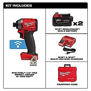 M18 FUEL 1/4 Hex Impact Driver w/ ONE-KEY XC Kit