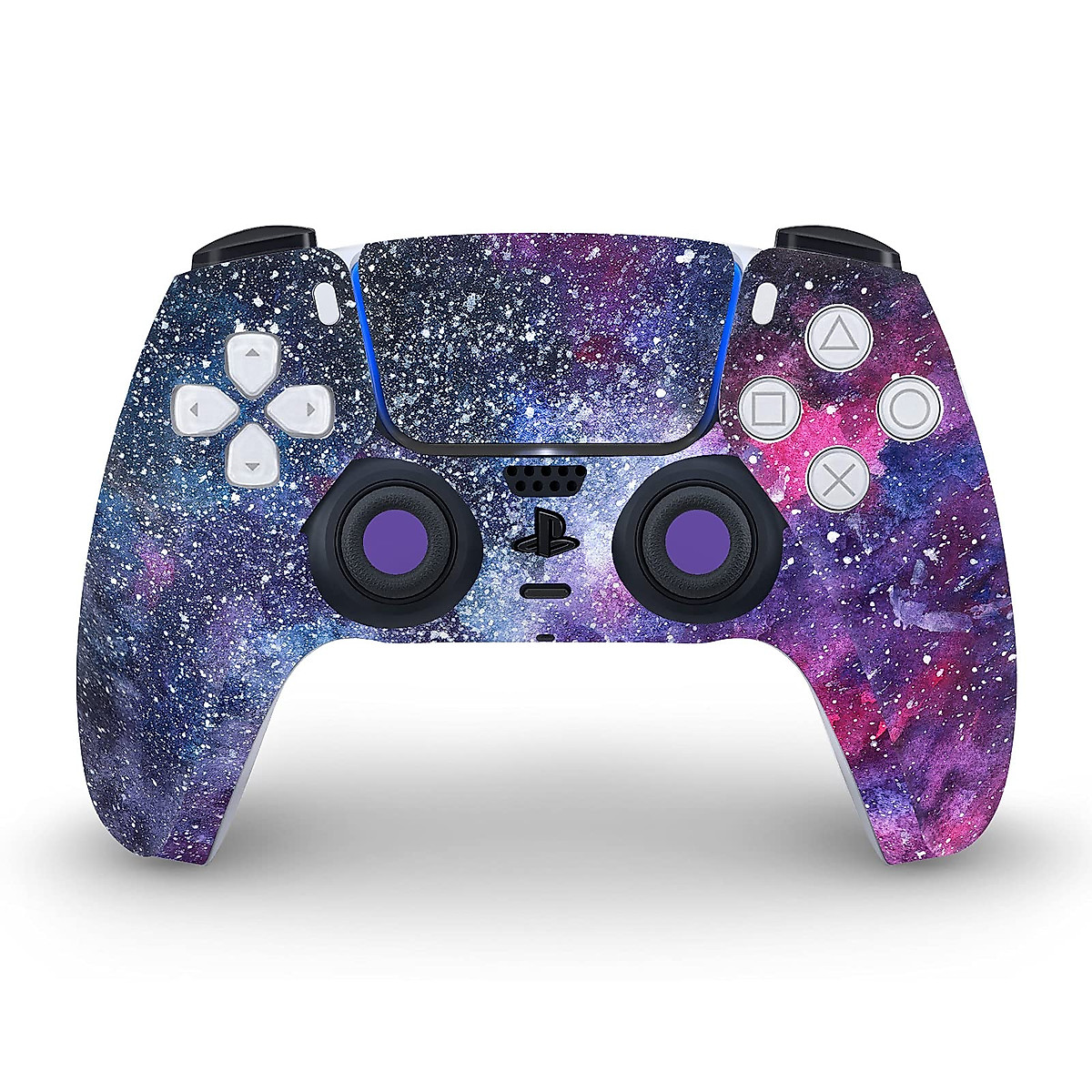 Head Case Designs Officially Licensed Anis Illustration Galaxy Art Mix Matte Vinyl Faceplate Sticker Gaming Skin Case Cover Compatible with Sony Playstation 5 PS5 Disc Console & DualSense Controller