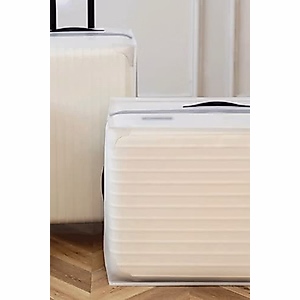 gaunghong Luggage Cover 20 22 24 28 Inch Suitcase Cover Rolling Luggage Cover Protector Clear EVA Suitcase Cover for Carry on Luggage(20Inch)