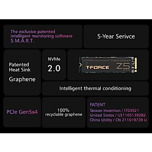 TEAMGROUP SSD Team Cardea Z540 M.2 1TB PCIe G5x4 2280