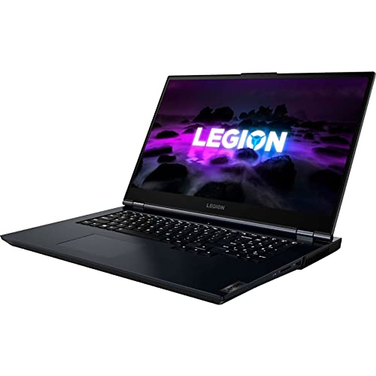 Lenovo 2023 Legion 5 17.3" 144Hz Gaming Laptop, AMD Ryzen 7 5800H, 8GB RAM, 512GB PCIe SSD, NVIDIA GeForce RTX 3050, Backlit Keyboard, Phantom Blue, Windows 11, 32GB SnowBell USB Card