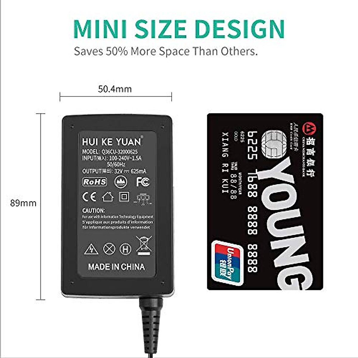 HKY 32V AC Adapter Compatible with HP Deskjet F4580 F4210 F4230 F4235 F4240 F4250 F4272 F4273 F4274 F4275 F4280 F4283 F4288 F4292 F4293 OfficeJet J4524 J4580 J4624 J4660 J4680,P/N 0957-2242 0957-2269