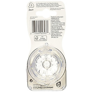 Philips AVENT BPA Free Natural Medium Flow Nipples, 2-Pack