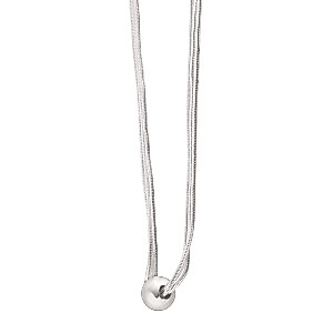 Silpada 'Thoreau' Multi-Strand Bead Necklace in Sterling Silver, 16''