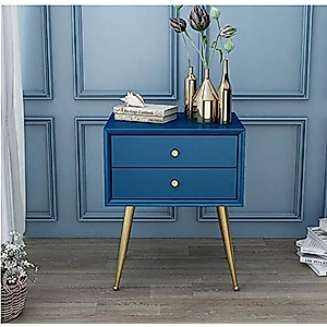 SJYDQ Nordic Bedroom Bedside Table Simple Solid Wood Storage Cabinet Simple Bedside Small Cabinet Side Cabinet (Color : E)