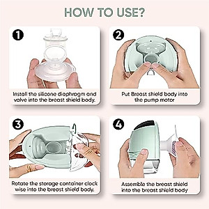 Zomee Fit Wearable Breast Pump, Hands Free, Portable,Discrete Electric Double Breast Pump - Holds up to 5 oz - Wireless 2+ Hours of Battery Life - Mimics Baby Feeds, Leak Proof Anti Backflow System