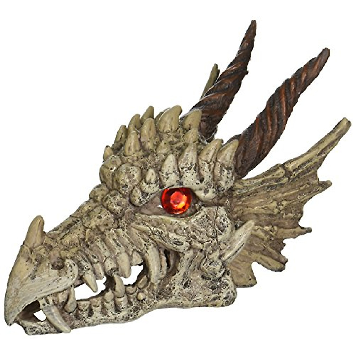 Penn-Plax Deco-Replicas Dragon Skull Gazer Aquarium Decoration – Safe for Freshwater and Saltwater Fish Tanks – Large
