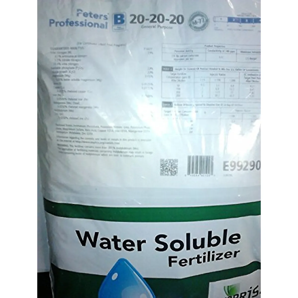 Peter’s 20-20-20. 5 Pounds. General Purpose Water Soluble Fertilizer with Micro Nutrients.