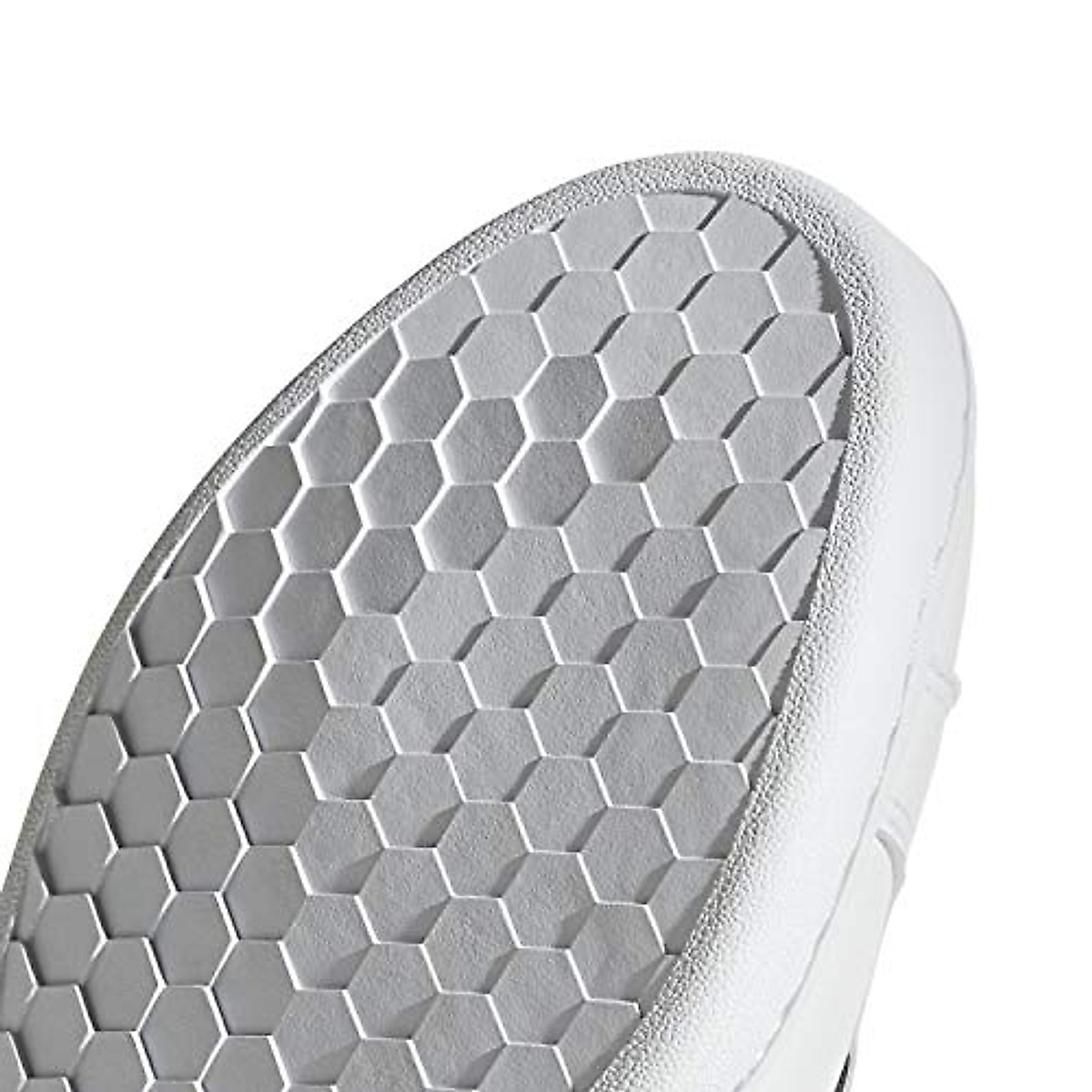 adidas Men's Grand Court Racquetball Shoe, White/Black/White, 9.5