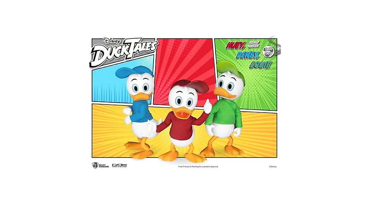 DuckTales Huey, Dewey & Louie Action Figures - Dynamic 8ction Set