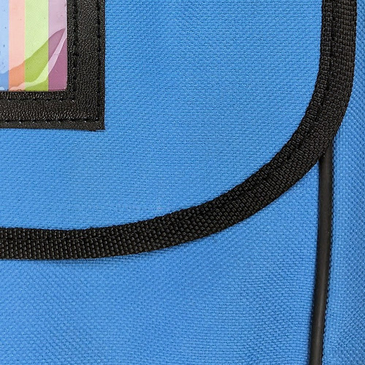 EAI Education NeatSeat Classroom Chair Organizer | Oversized Name-Tag Card, Dual Inner Pockets, Blue, 16" x 12" with 1 1/2" Gusset, Set of 4
